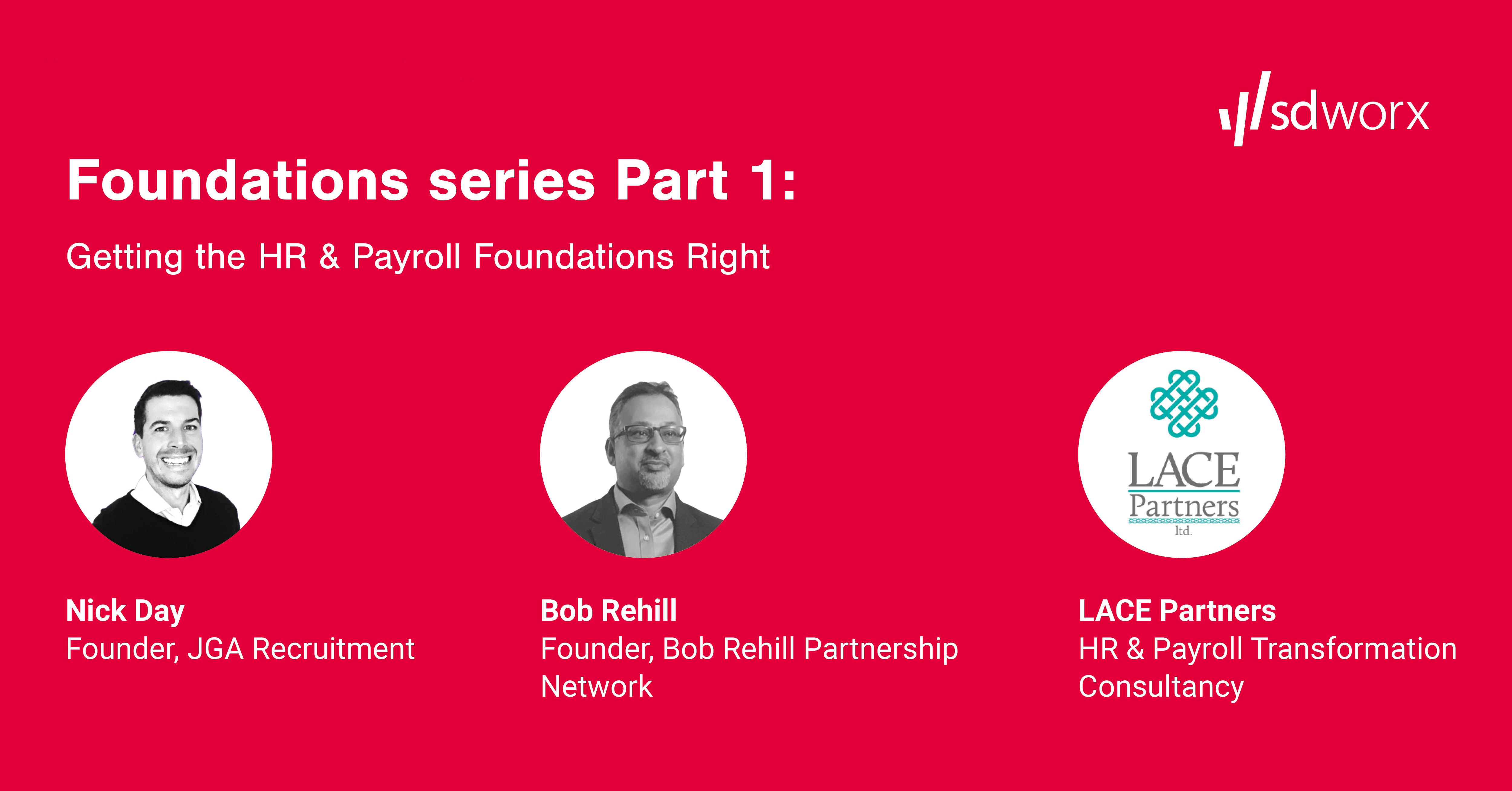 Getting the HR & Payroll foundations right | SD Worx